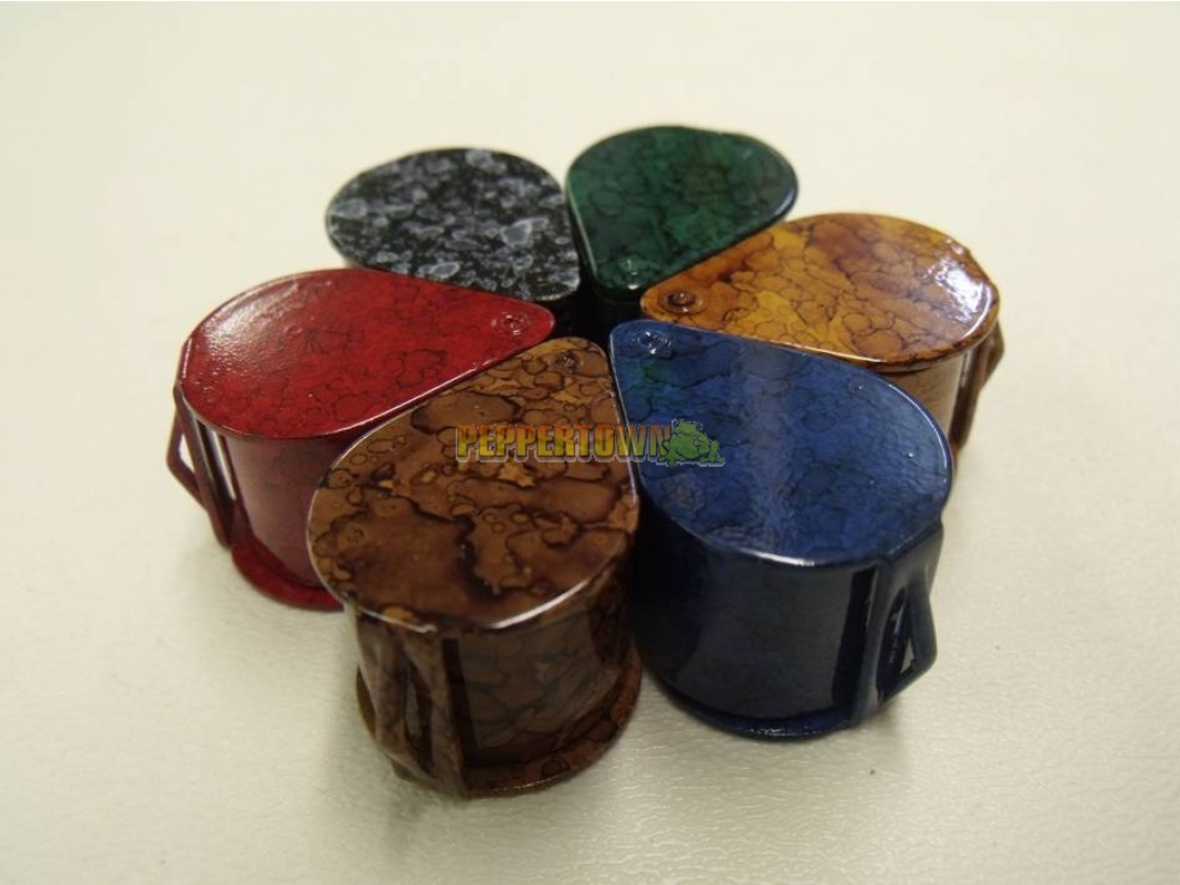 Colourful Marbelized Loupe 18mm 10x w/ Pouch - by GEMWORLD online store
