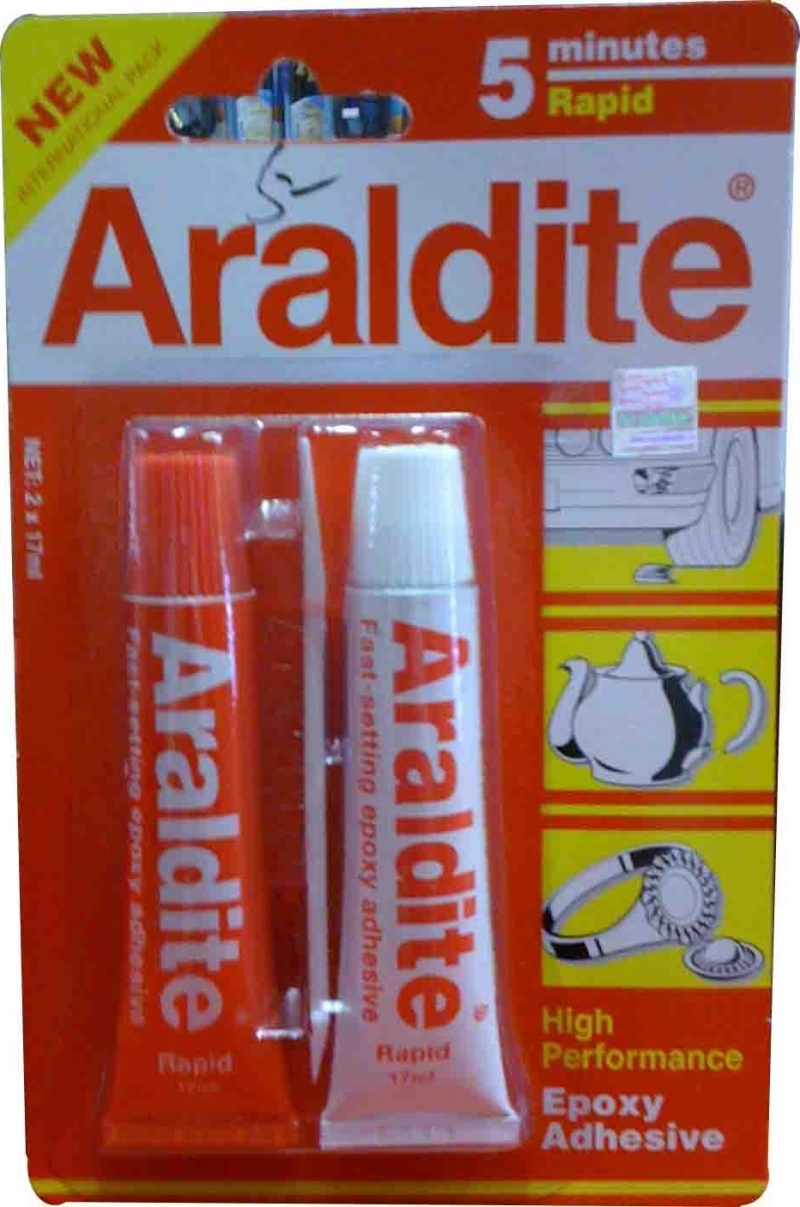 Araldite 5 Minute Rapid Epoxy - by GEMWORLD online store