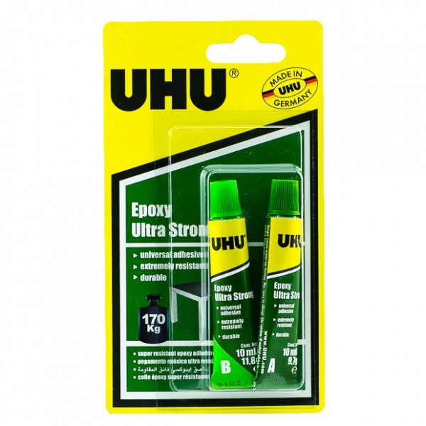UHU Epoxy Ultra Strong 2x10ml - by GEMWORLD online store