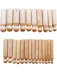 Wooden Dapping Punch Set of 24 - by GEMWORLD online store