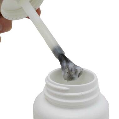 Handy Flux, 7 Ounce Jar with Brush - by GEMWORLD online store