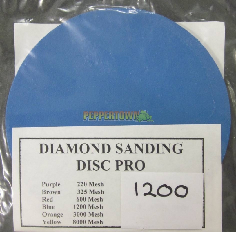 Diamond Sanding Disc Pro 1200 mesh- 8" - by GEMWORLD online store