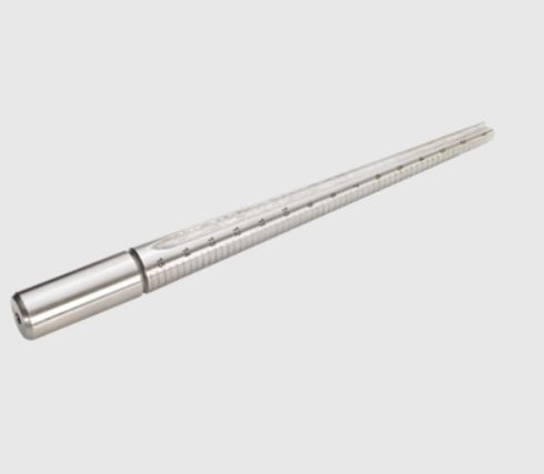Gauge Ring Mandrel Us Standard 1-15 Plain - by GEMWORLD online store