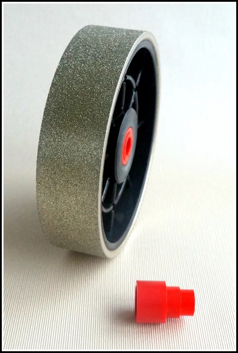 Hard Electroplated Diamond Wheel, 6 Inch - by GEMWORLD online store