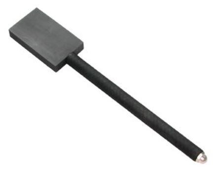 Paddle, Graphite 1-1/2" x 2-1/2" With Wooden Handle (3/8” thick) - by ...